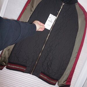 Zara | Jackets & Coats | Zara Embroidered Tiger Bomber Jacket | Poshmark